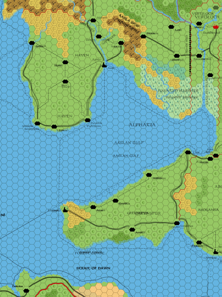 Lining Up Mystara III – Thorfinn Tait Cartography