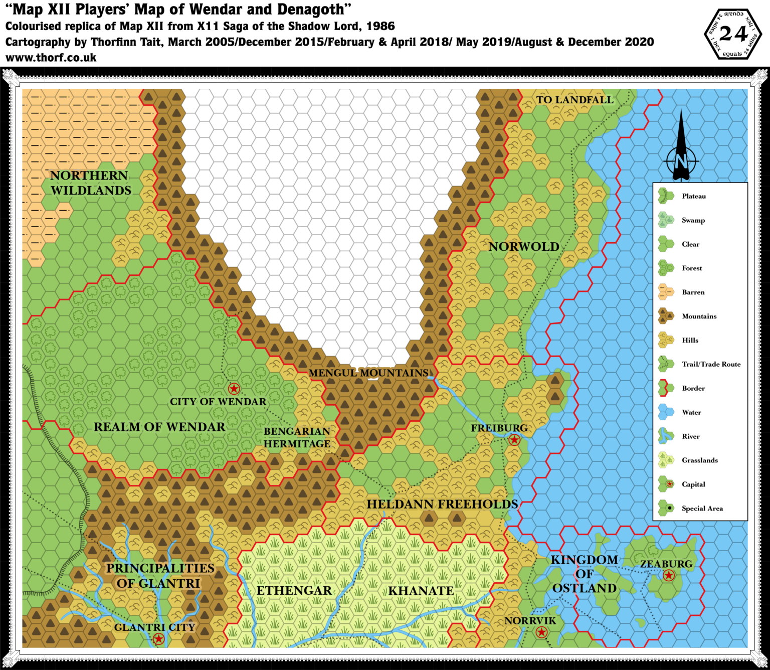 Let’s Map Mystara 1986 – Thorfinn Tait Cartography